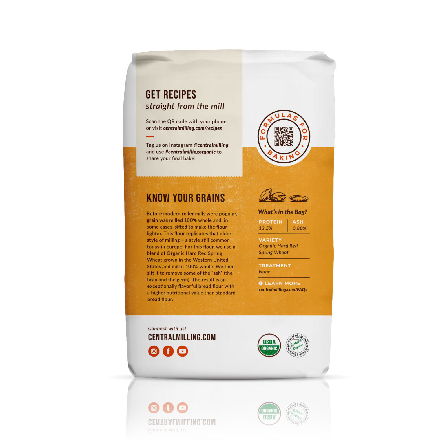 Organic Type 80 Wheat Flour // Central Milling // Organic Artisan ...