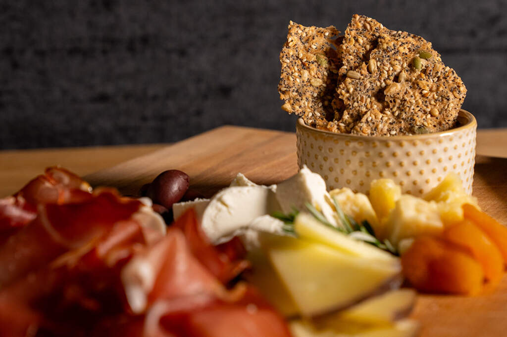 Seedy Spelt Crackers // Central Milling